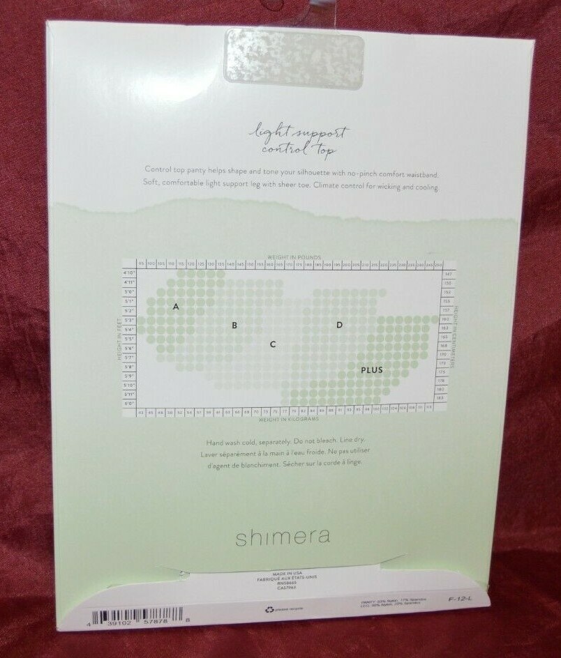 Nordstrom Shimera Light shine & support CT 25D Pantyhose low rise type ...
