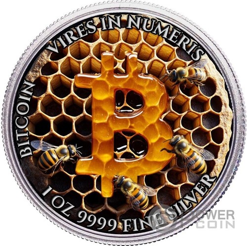 BEE Bitcoin 1 Oz Silver Coin 2$ Niue 2024 | eBay