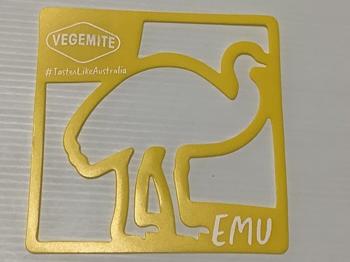 Vegemite Plastic Toast Stencil Bundle Emu Australian Animals | eBay