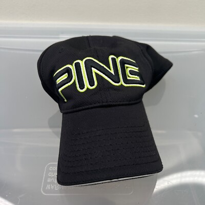 Ping Hat Men One Size Black Baseball Cap Golf Sports Stretch Outdoors ...