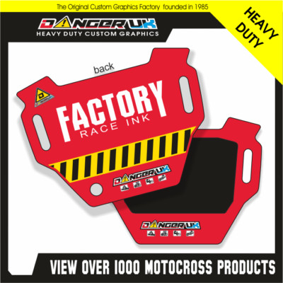 Motocross Pit board Pro Factory any colour | eBay