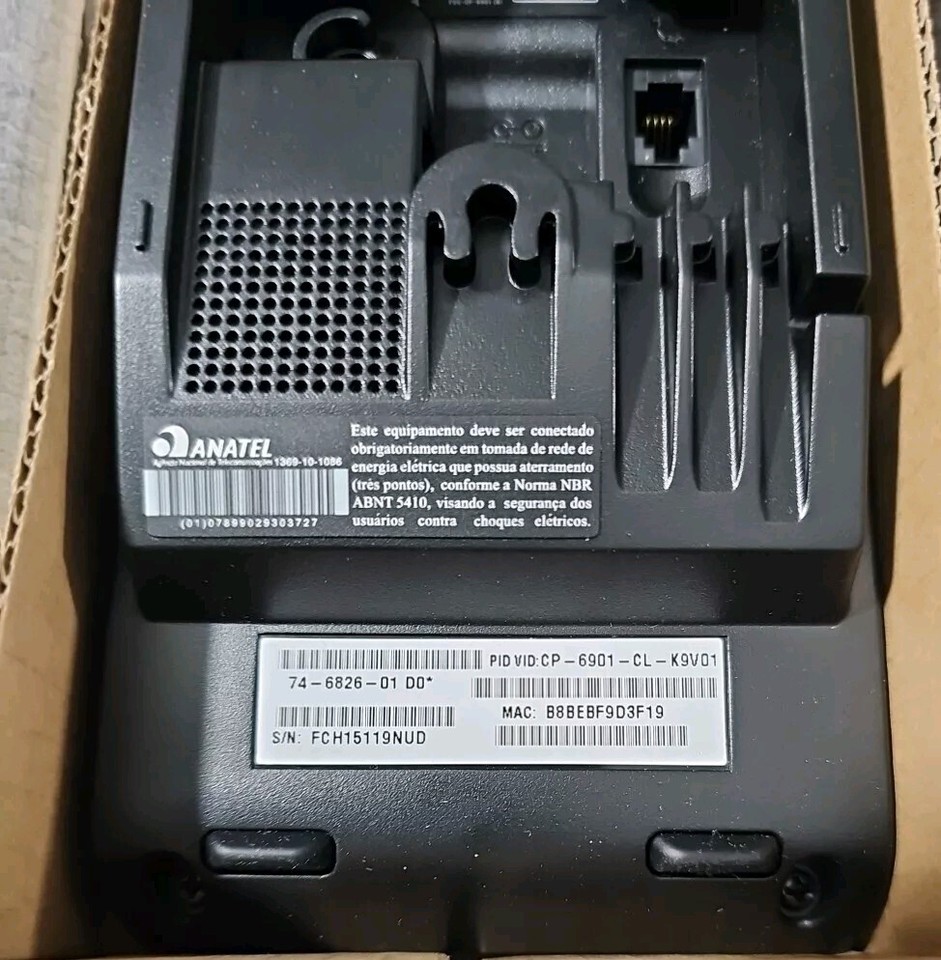 CISCO CP-6901 Unified IP VOIP Phone Black 74-6826-01 (Never Used) | eBay