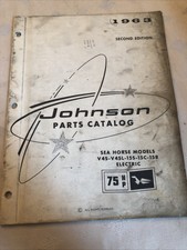 1976 Johnson 15 HP Sea Horse Mod. 15R76A 4 Stroke OUTBOARD Boat Motor ...