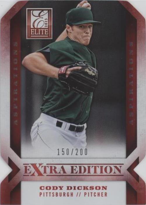 2013 Panini Elite Extra Edition - Cody Dickson #34 Aspirations Die-Cut ...