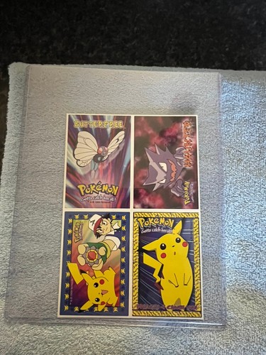 RARE VINTAGE 1999 UNCUT Pokemon VENDING machine Front Window Display ...