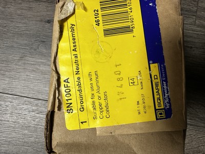 Square D SN100FA Groundable Neutral Assembly NFP | eBay
