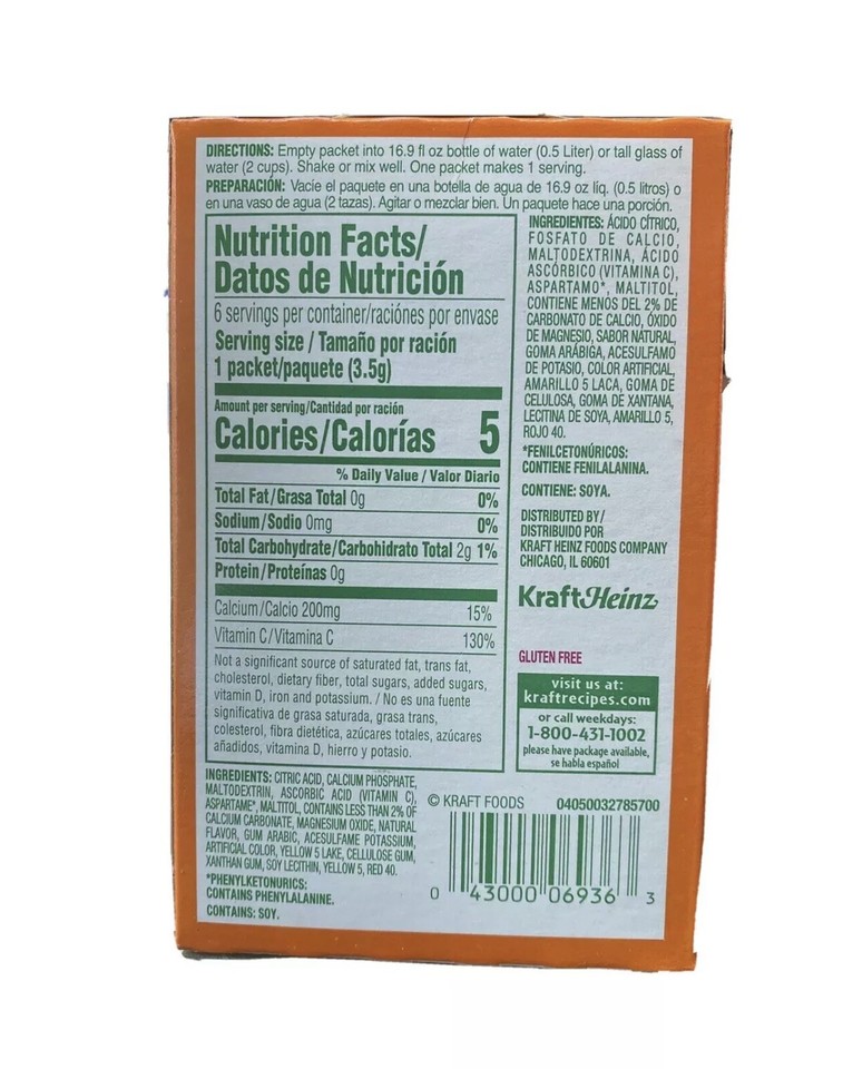 TANG Zero Sugar SINGLES TO GO Drink Mix Orange Tang 8 Boxes 48 Packets ...