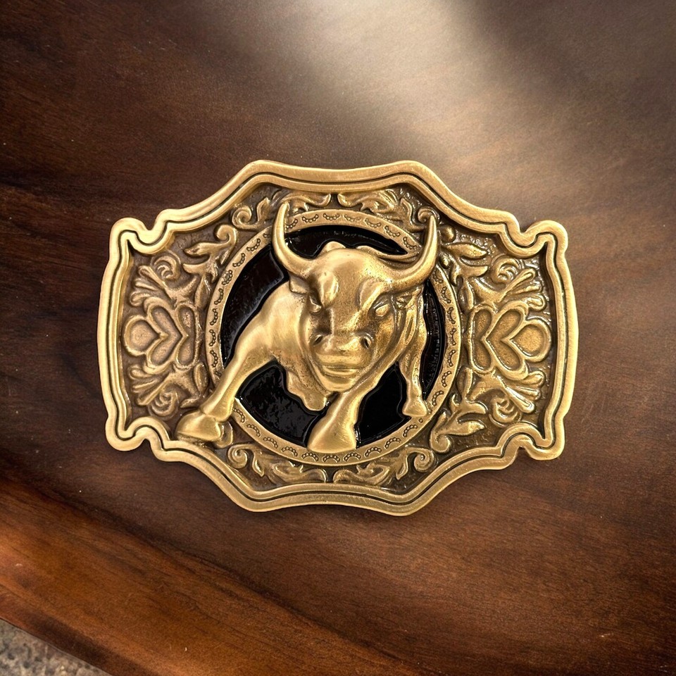 Western Buckle Solid Brass Cowboy Rodeo Buckle | eBay