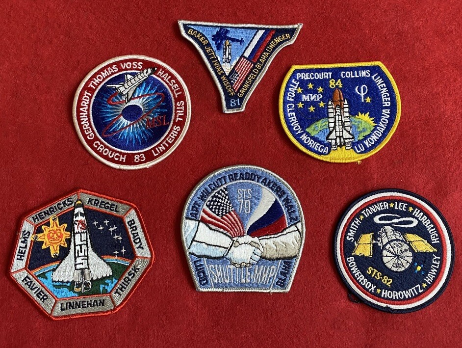 Lot Of 6 Vintage Original NASA Space Shuttle Mission Patches From 1996 ...