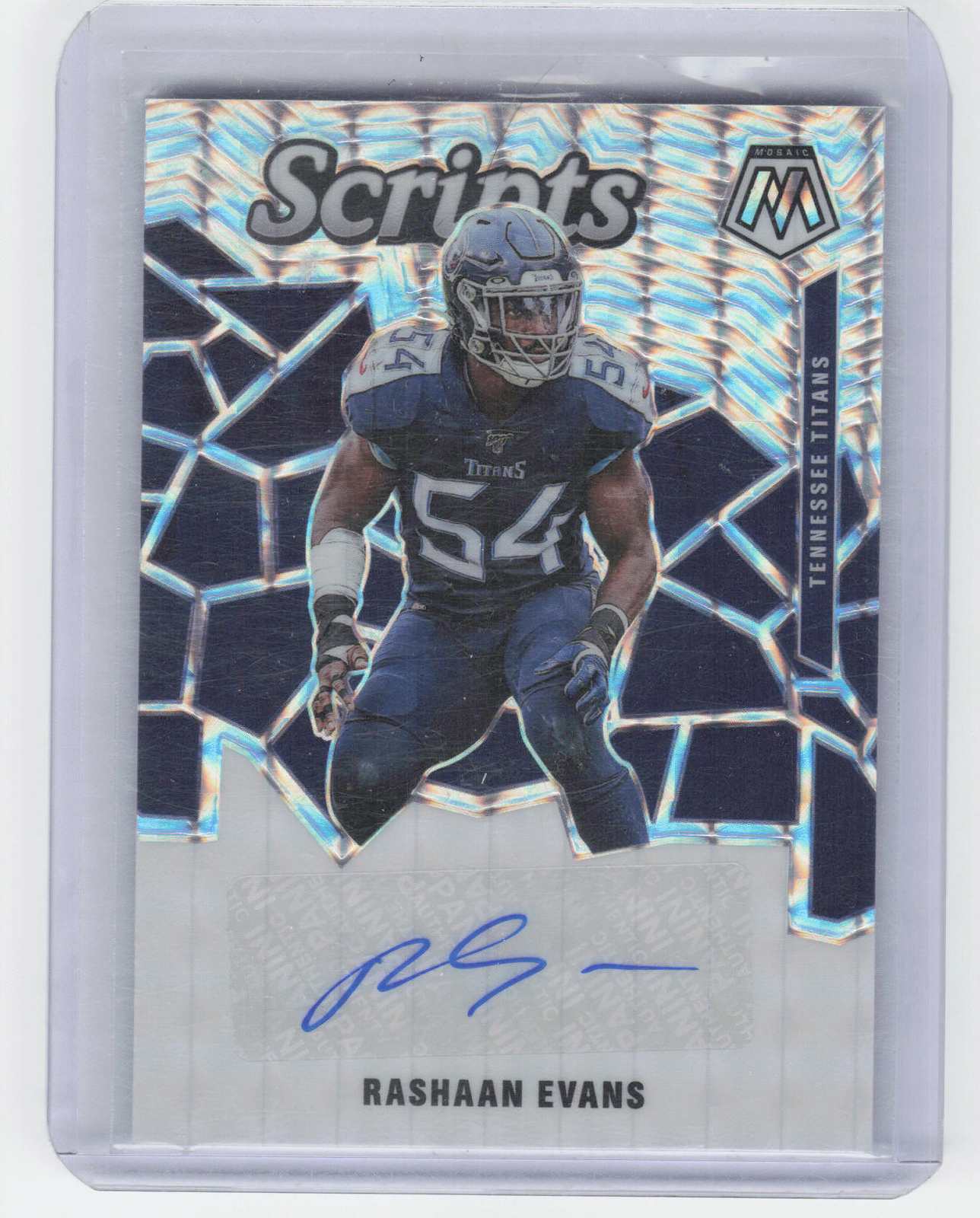 2020 Panini Mosaic #S26 Rashaan Evans Scripts | eBay