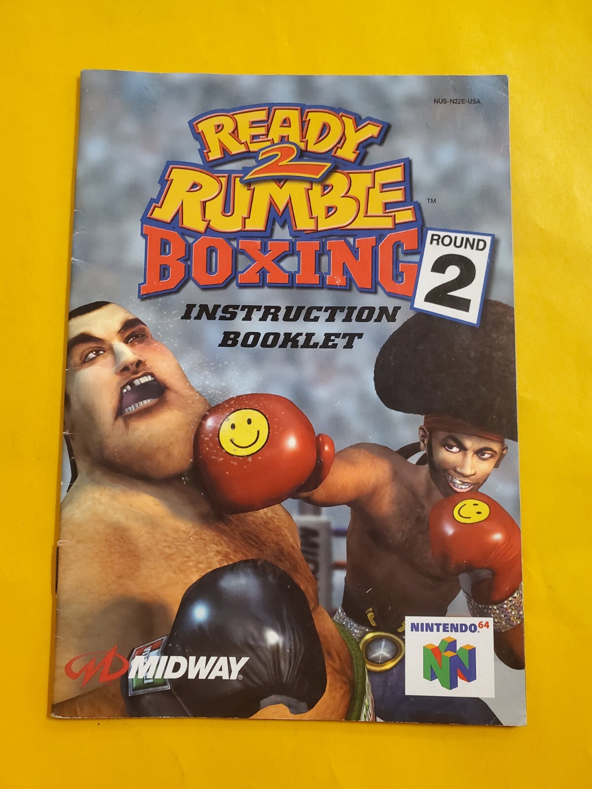 Ready to Rumble Round 2 Boxing II N64 Nintendo 64 Instruction Manual ...