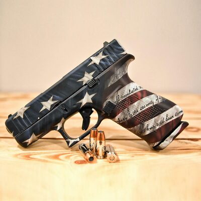 GunSkins Pistol Skin Camo Wrap Universal DIY Vinyl Kit for Any Handgun ...