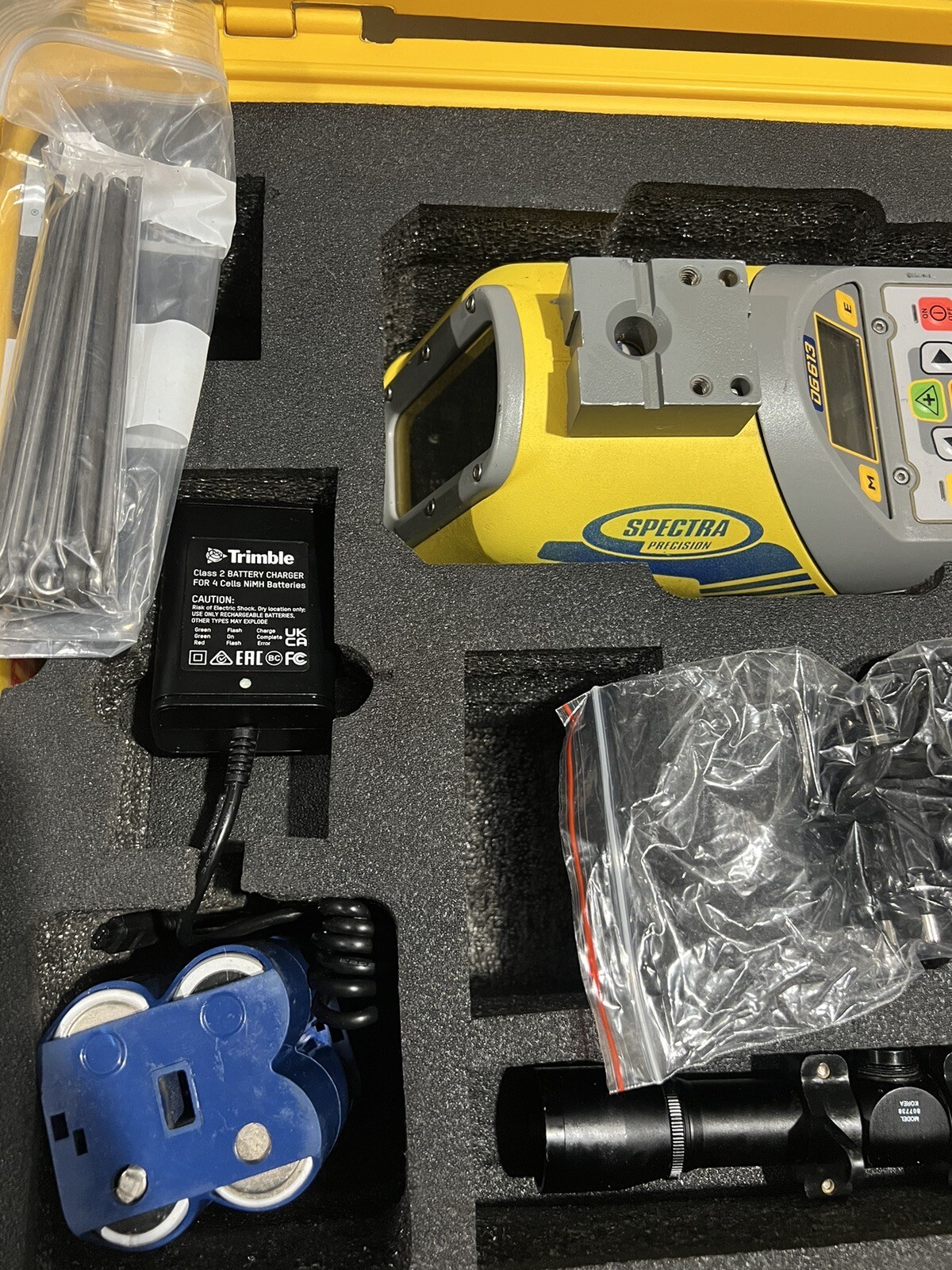 Trimble Spectra Precision DG613 Sewer Pipe Laser w/ Target, Charger & Battery | eBay