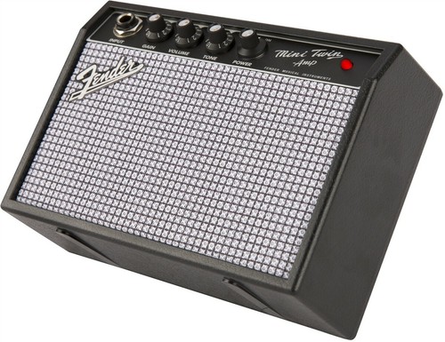 Fender Mini '65 Twin Portable Guitar Amp, Battery Powered, Two 3 ...