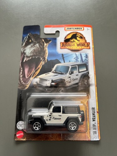 Matchbox Jurassic Park Dominion World Biosyn Genetics ‘18 Jeep Wrangler ...