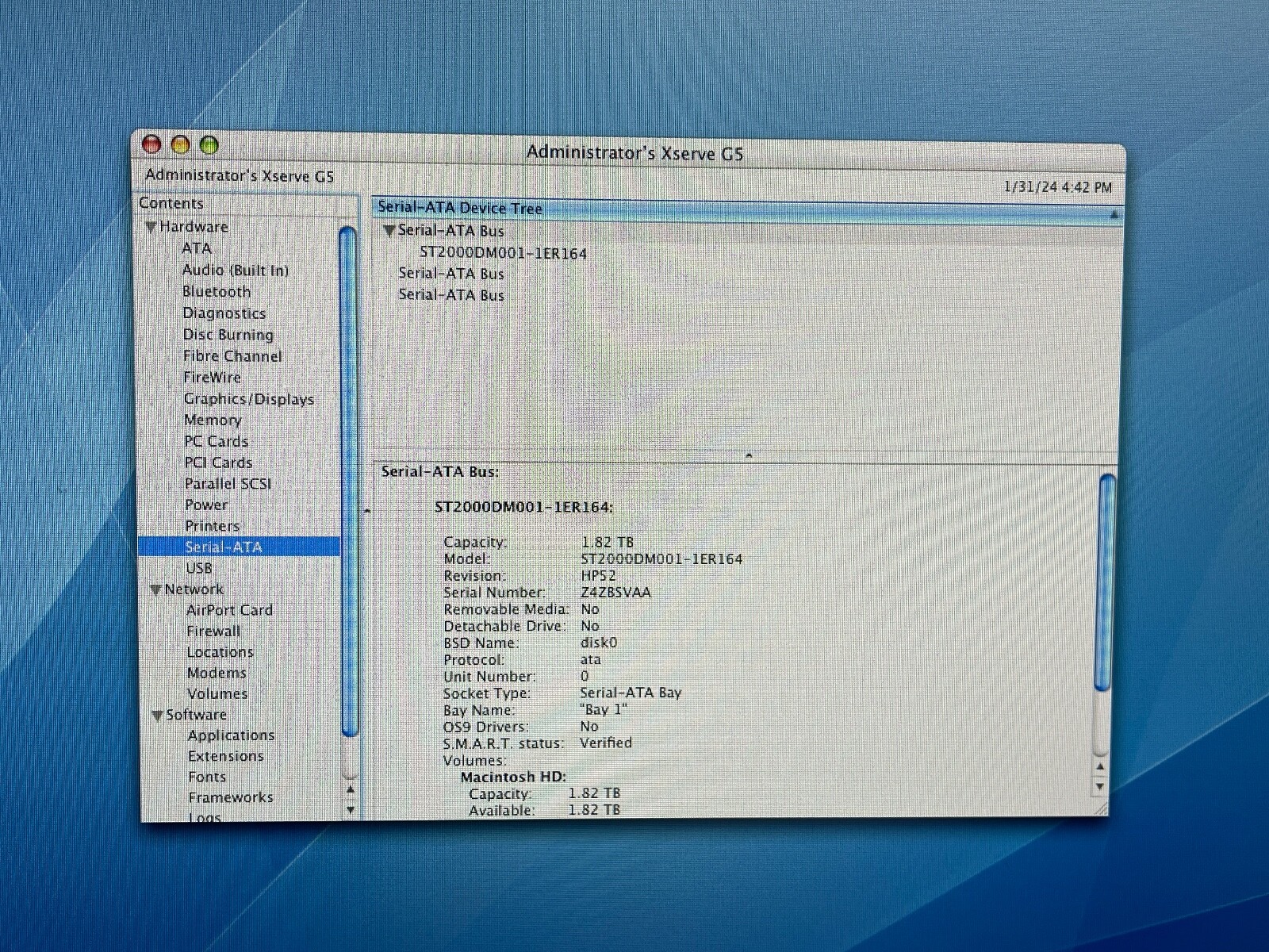 Apple Xserve G5 A1068 PowerPC 970fx (PCI-X) 2.0GHz - 8GB RAM - 2TB - 10 ...