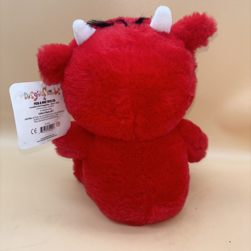 Brand New 10” Disguisimals MOLLY the Bull Cow Plush Peek-A-Boo Toys | eBay