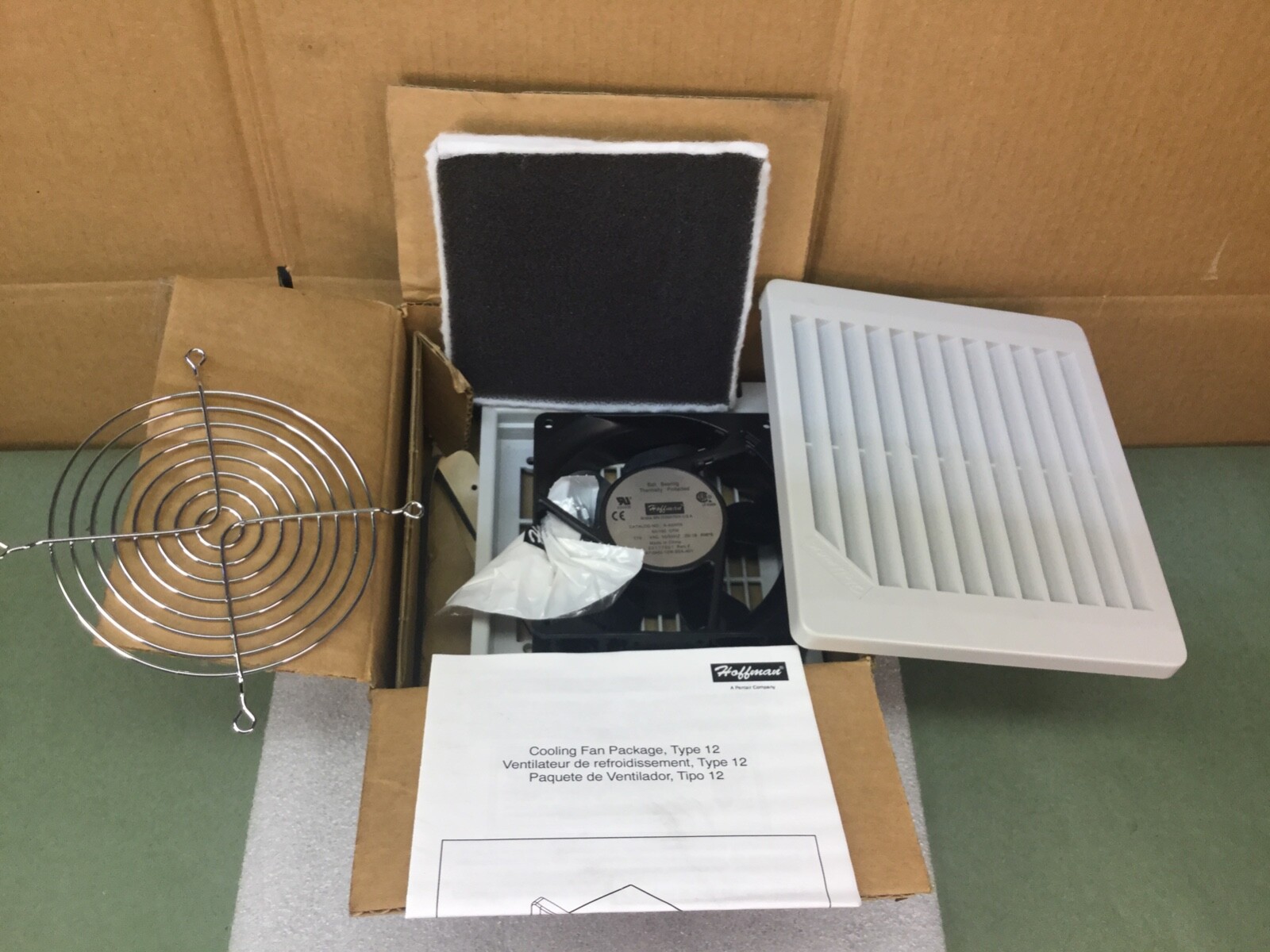 Hoffman TFP41UL12 Type 12 Cooling Fan Pkg 4" 115 V for sale online | eBay