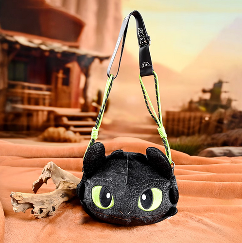 2025 Universal Studios Night Fury Toothless Cartoon Shoulder Bag | eBay