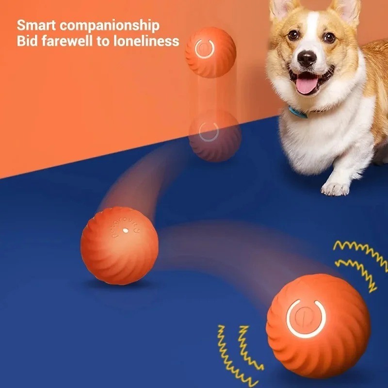 Electronic Smart Dog Toy Ball – Interactive Bouncing Puppy Ball UK ...