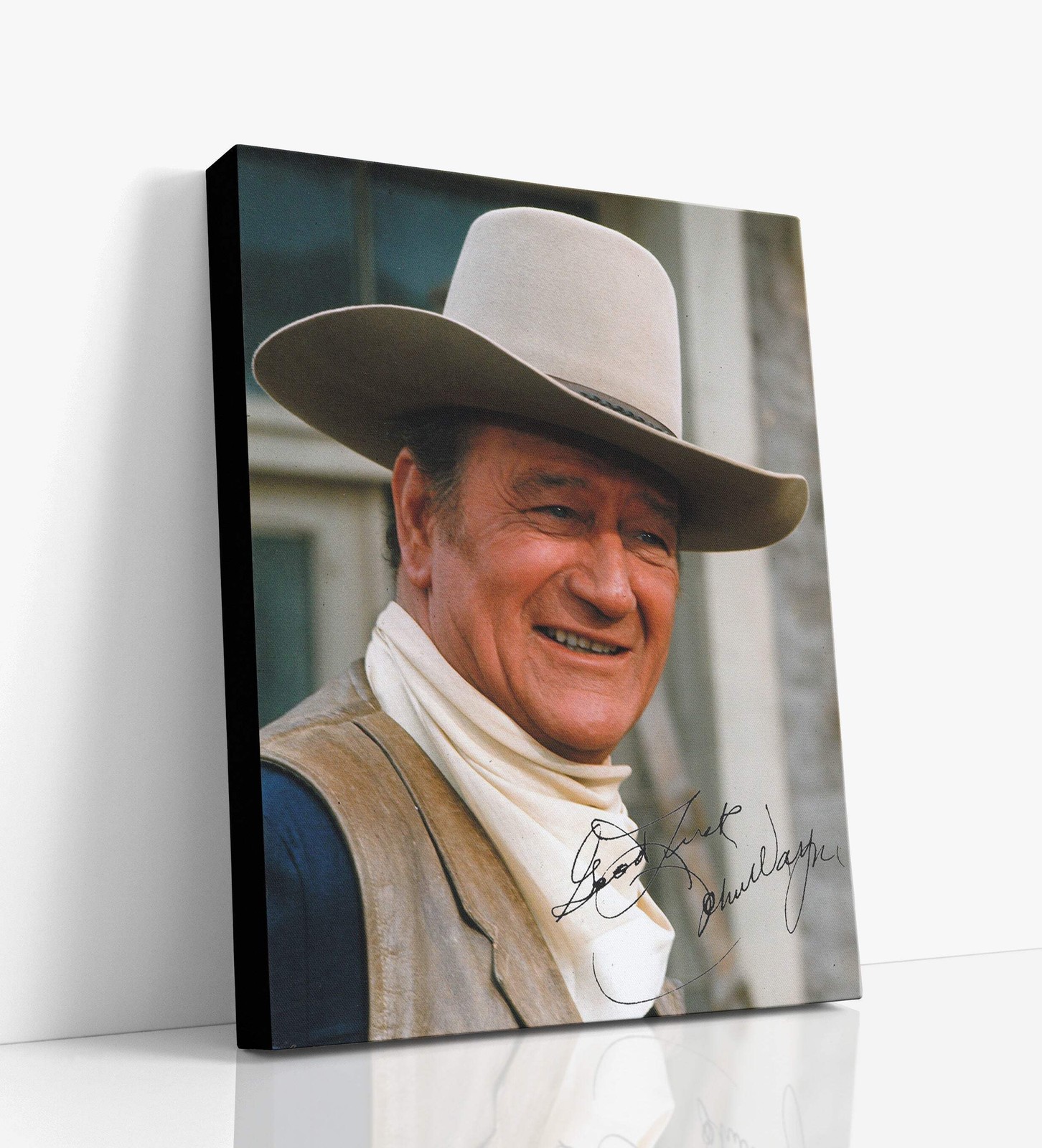 Movie Autograph Canvas - John Wayne - Cowboy Icon | eBay