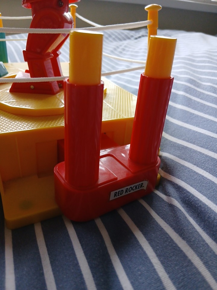 Mattel Rock 'Em Sock 'Em Robots Original Fighting Game In Box Working ...