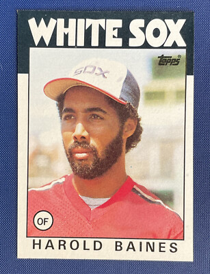 1986 Topps Harold Baines Baseball Card #755 Chicago White Sox | eBay