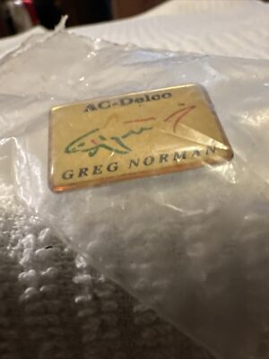 Vintage Ac Deco Greg Norman Golf Hat Pin | eBay