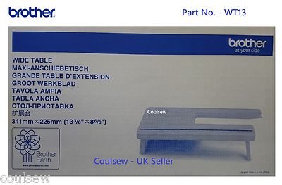BROTHER SEWING MACHINE WIDE EXTENSION TABLE WT13 for L14, L14S, LS14 ...