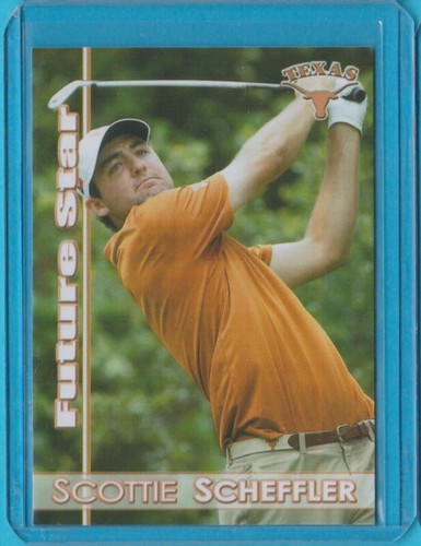 1) SCOTTIE SCHEFFLER 2018 Texas Longhorn Version Rookie Future Star ...