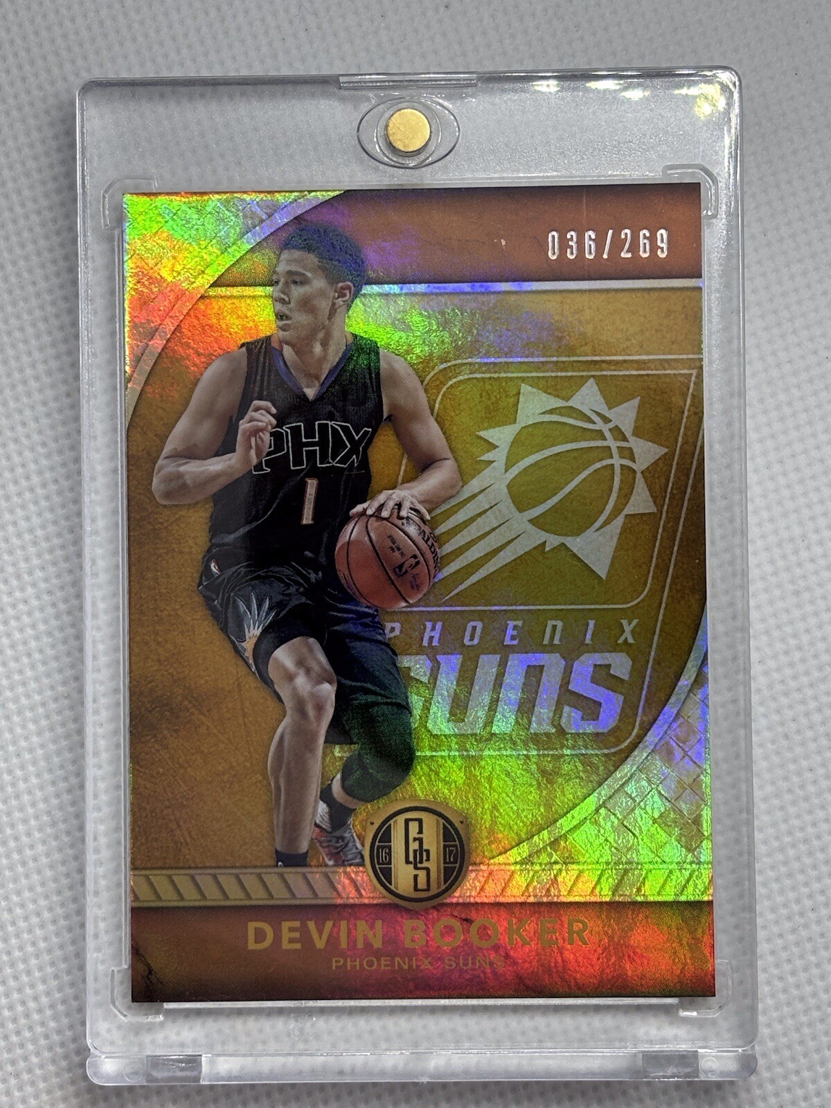 Devin Booker 2016-17 Panini Gold Standard Foil 2nd Year /269 W/case | eBay
