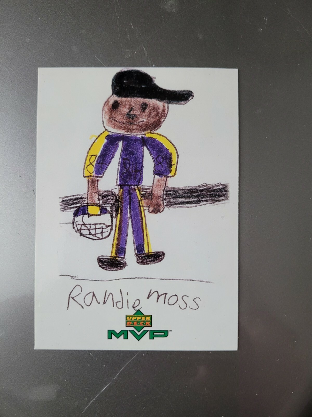 1999 Upper Deck MVP Draw Your Own Card Winner Randy Moss | eBay