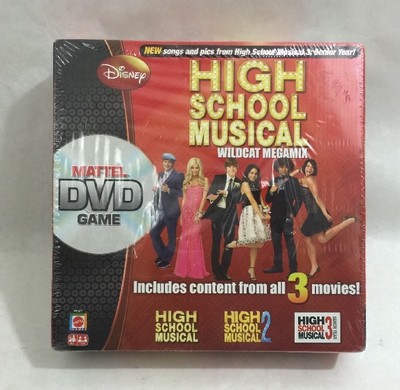 Disney High School Musical 1 2 3 Wildcat Megamix Mattel DVD Board Game ...