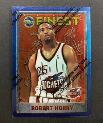1995-96 Topps Finest - Robert Horry #236 Houston Rockets - w/Coating | eBay