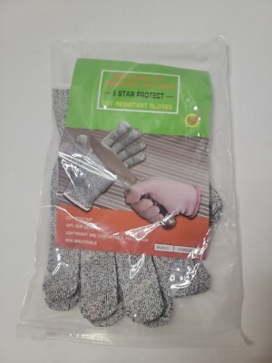 Safety Cut Proof Stab Resistant Butcher Gloves Kitchen Level 5 ...
