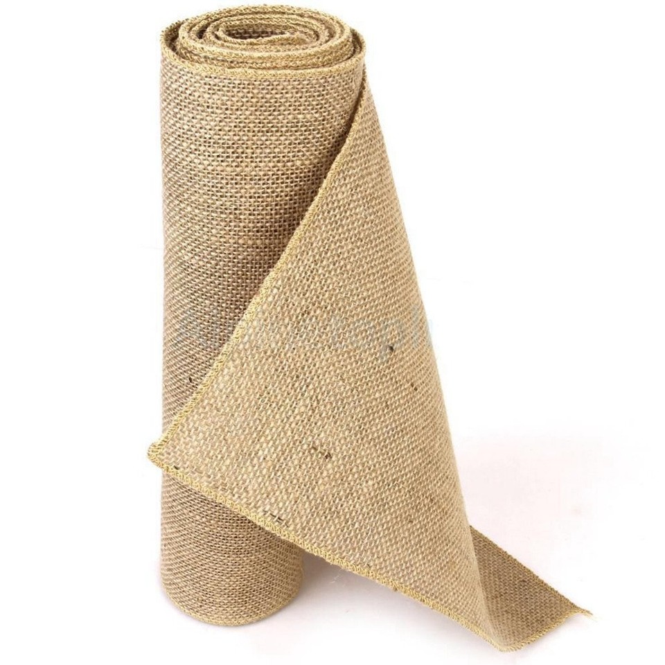 Time to Sparkle 10Mx30CM Hessian Table Runners Hessian Roll Fabric ...