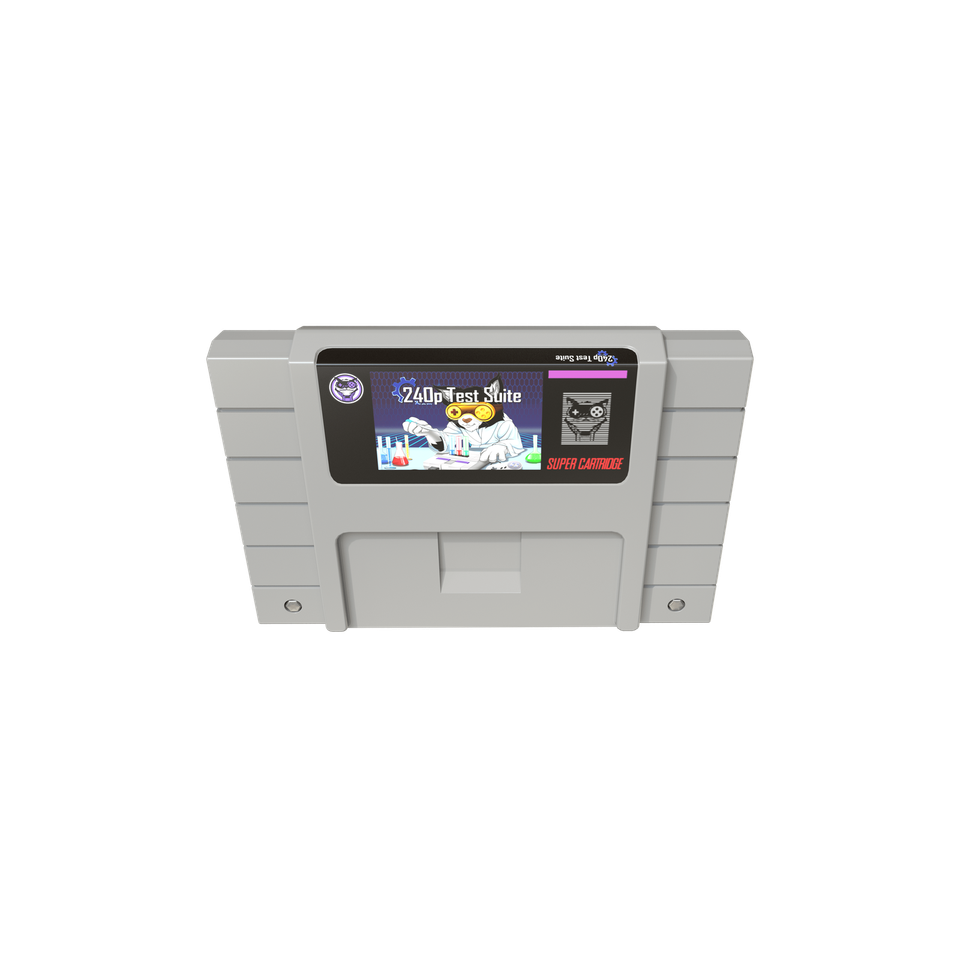 240p Test Suite - SNES - Complete in Box CIB - Mega Cat Studios | eBay