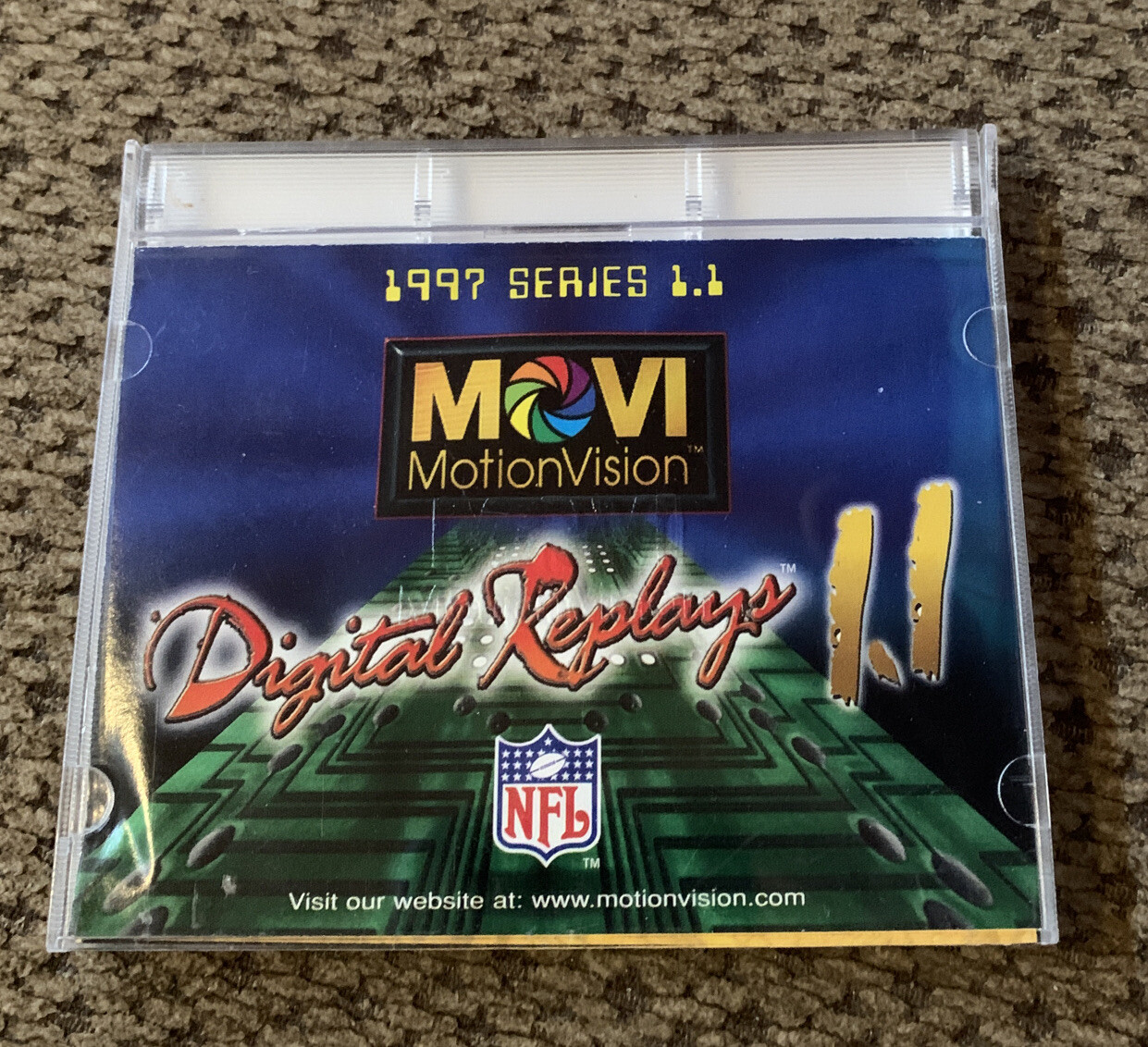 1997 Digital Replays Motion Vision Jerry Rice 3D Motion Card W/Case ...