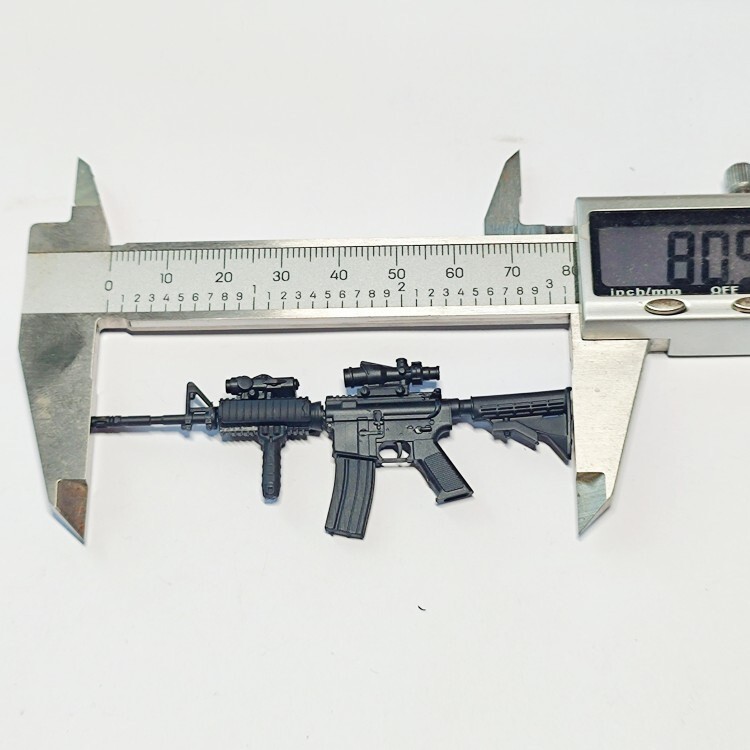 1/12 Scale Figure Weapon M4A1 Mini Plastic Gun Fit 6" Action Figure ...