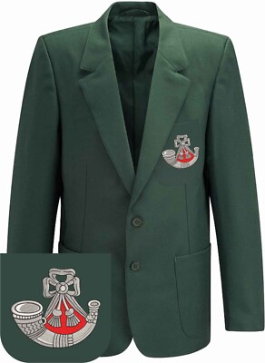 THE LIGHT INFANTRY REGIMENTS EMBROIDERED REGIMENTAL CRESTED BLAZER ...