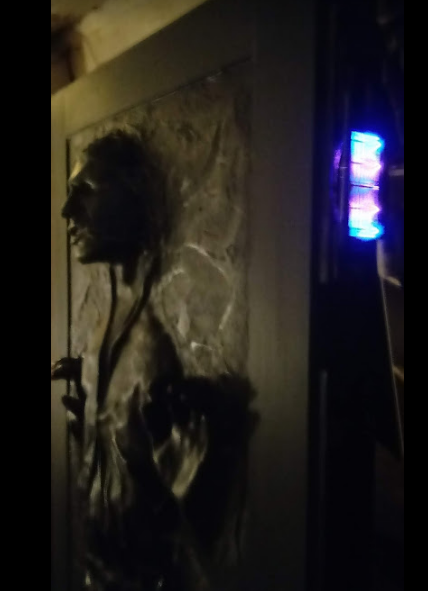 LIFE FULL SIZE head HAN SOLO IN CARBONITE PROP STAR WARS 1:1 | eBay