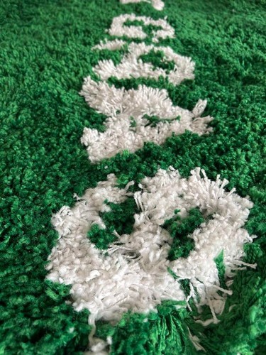 Virgil Abloh x Ikea Markerad Wet Grass Rug Green OFF White Limited ...
