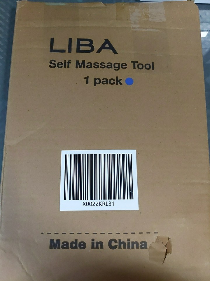LIBA Self Massage Tool Back & Neck Massager Trigger Point Pain Relief Blue #C5 | eBay