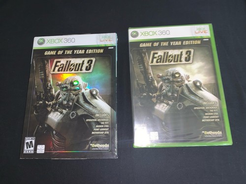 Xbox 360 Fallout 3 SEALED Game Of The Year Edition W/Sleeve! | eBay