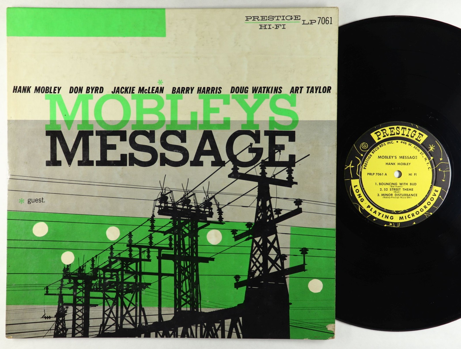 Hank Mobley - Mobley's Message LP - Prestige - PRLP 7061 Mono DG RVG ...
