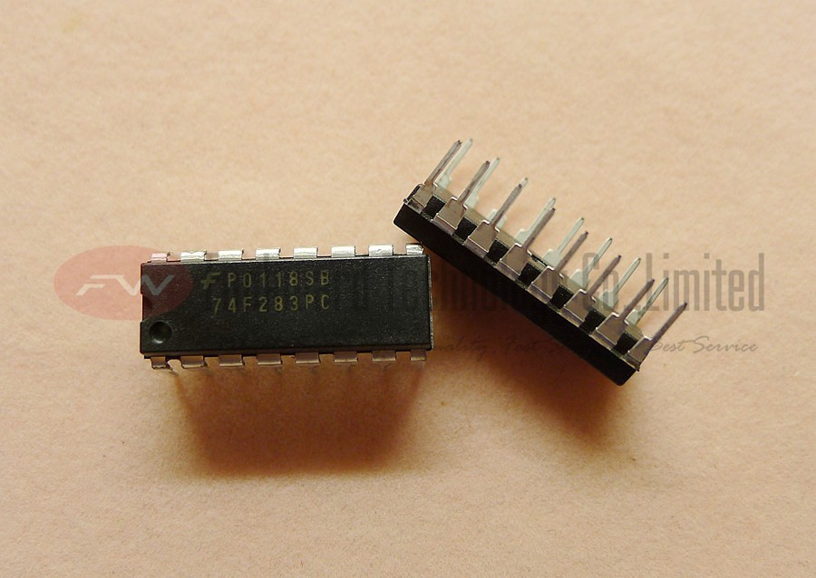 Fairchild 74F283PC 74HC283 4-Bit Full Adder Binary Logic IC DIP16 x ...