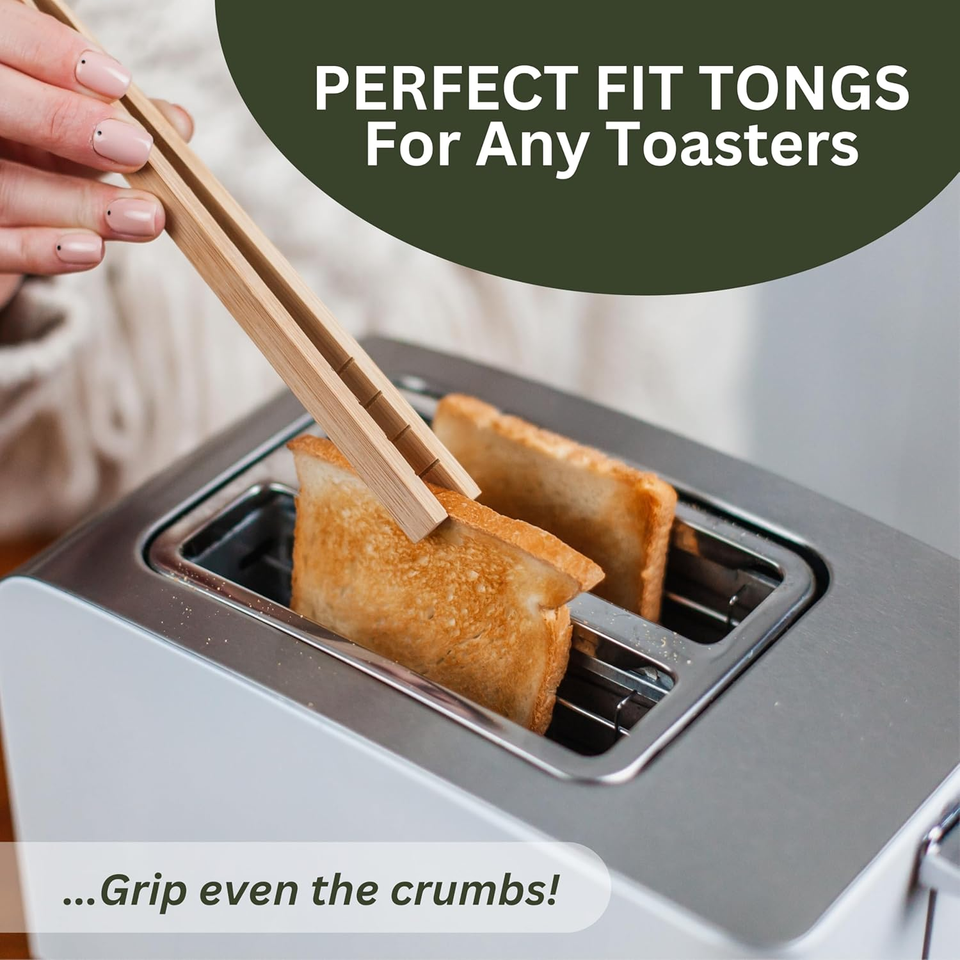 Toaster Tongs with Magnet | Kitchen Utensils for Cooking and Holding ...