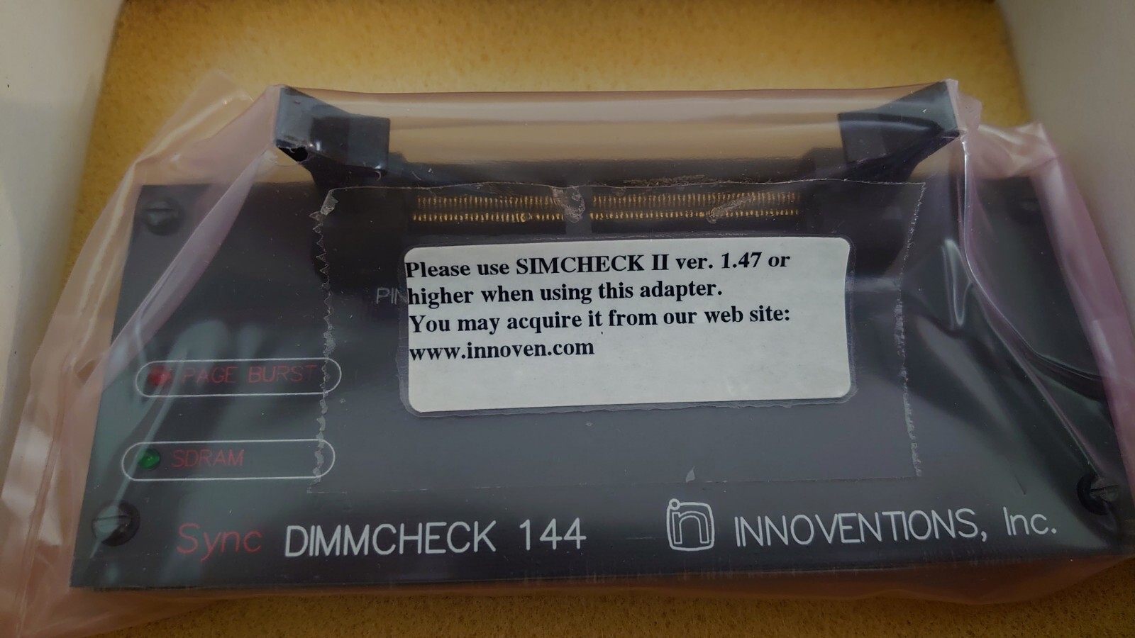 Sync DIMMCHECK 144 for SIMCHECK II | eBay