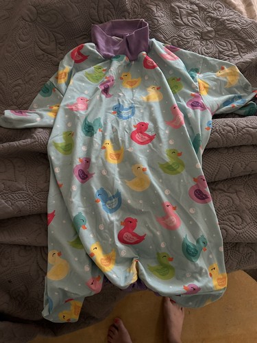 Dog Pajamas Multicolor Ducks Pittie Clothing Size Large | eBay