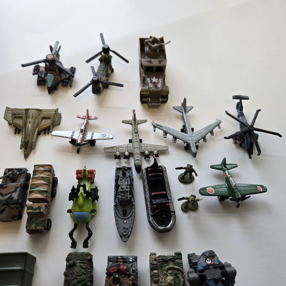 Vtg 1992-96 Micro Machine Military Army Tanks, Aircraft, Boats ...